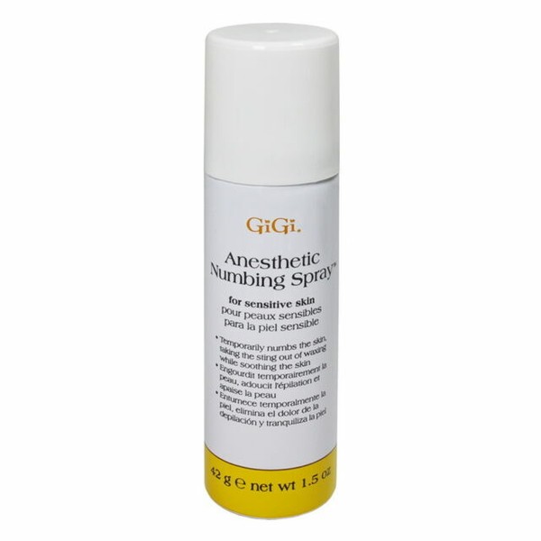 GiGi Lidocaine-Based Anesthetic Numbing Spray for Sensitive Skin - 1 ...