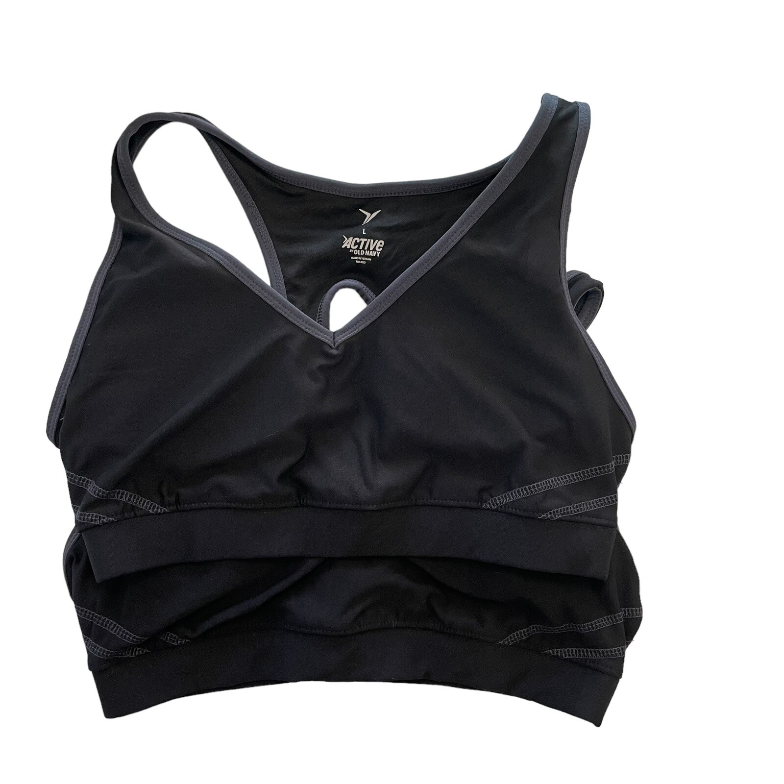 Old Navy Sports Bras Pair NWT Black Women's Size L | eBay