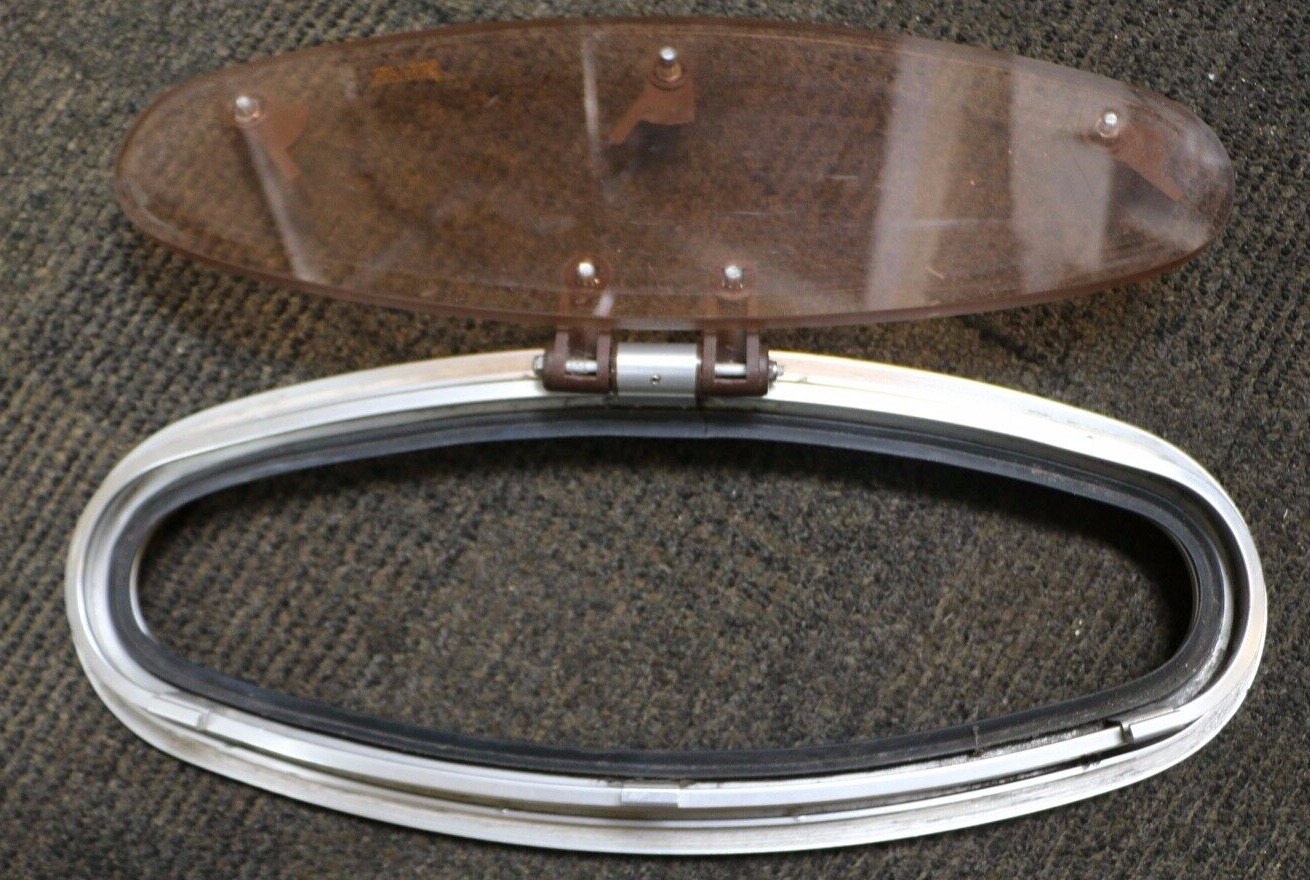 Vetus Marine Boat Oblong Portlight 19-1/8" x 7-7/8" Window Cutout 18" x ...