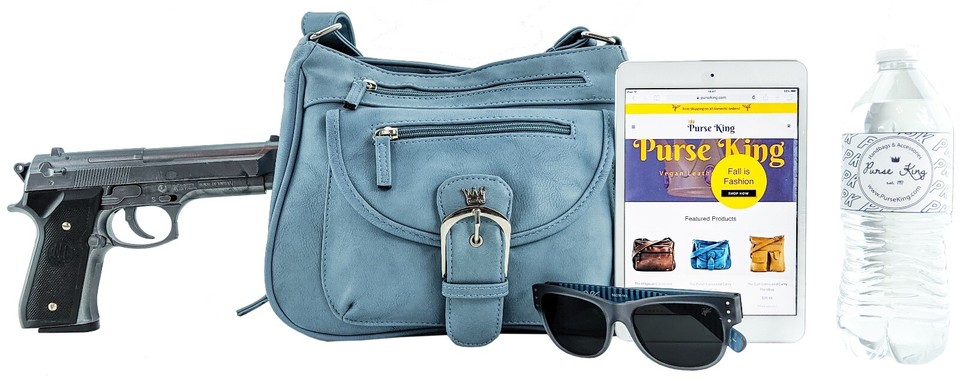 Purse King Pistol CCW Concealed Carry Handbag & Crossbody Bag, Gun ...