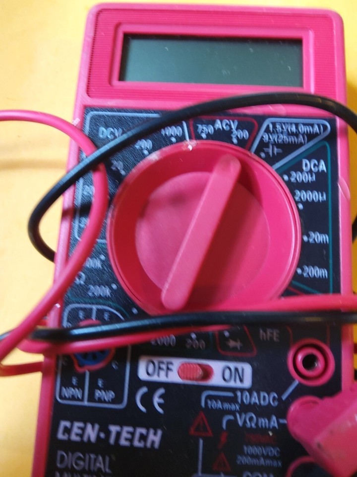 Cen-Tech 7 Function Digital Multimeter 69096 Electrical Test Meter | eBay