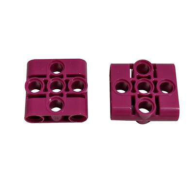 2 NEW LEGO Technic, Pin Connector Block, Liftarm 1 x 3 x 3 Magenta | eBay