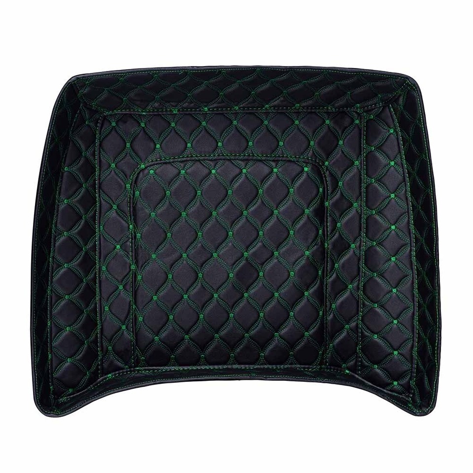 Green Stitching Tour Pak Liner For Advanblack Razor/Harley OEM Chopped ...
