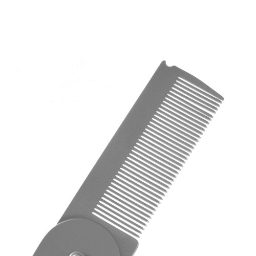 EDC Titanium Comb Folding for Beard Shaving Hair Style Pocket Carry ...