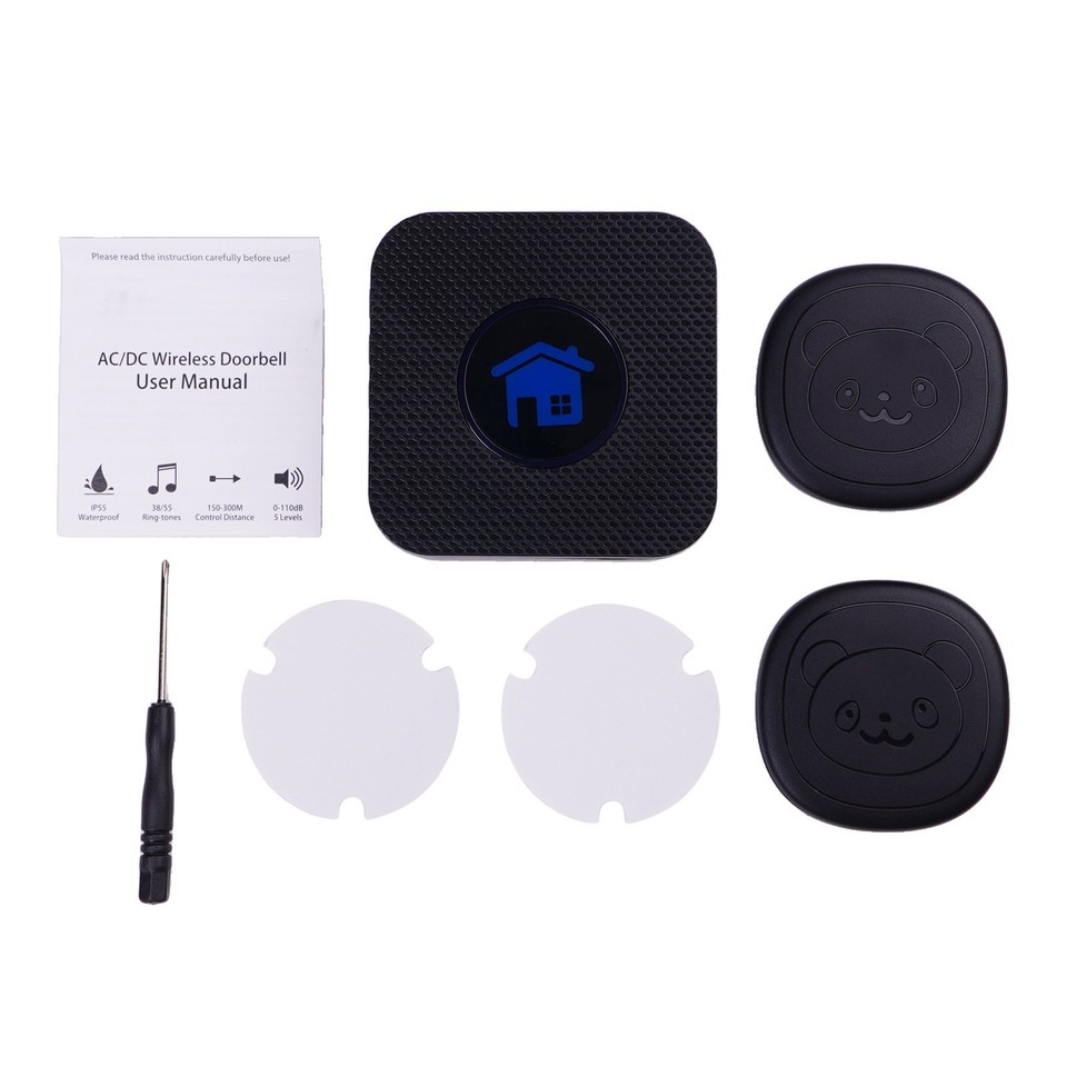 Wireless Touch Sensitive Dog Door Bell Perfect for Potty Training ...