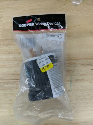 Cooper L530P 30-Amp 125-Volt Hart-Lock Industrial Grade Plug with ...