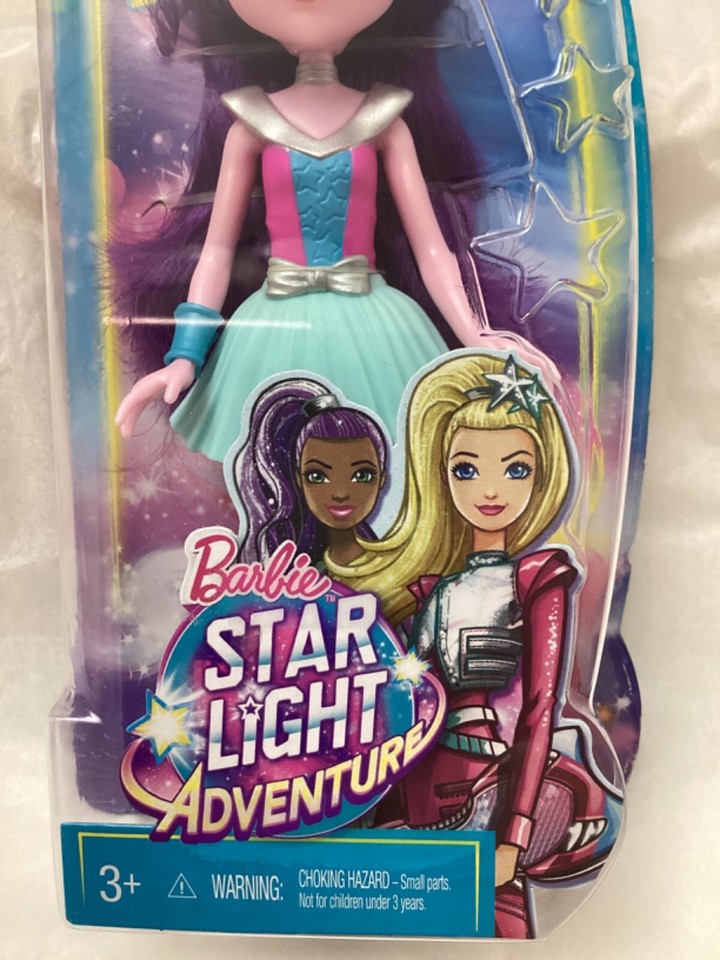 BARBIE 2015 STAR LIGHT ADVENTURE PURPLE HAIR SPRITE DOLL & SPACE ...