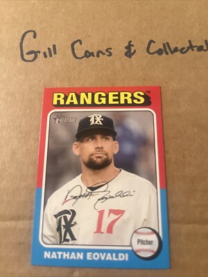 2024 Topps Nathan Eovaldi Texas Rangers SP # 82 Free Shipping | eBay