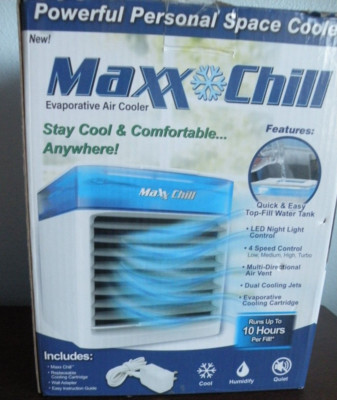 Maxx Chill 120Volt White Ventless Portable AIR CONDITIONER HydroChill ...