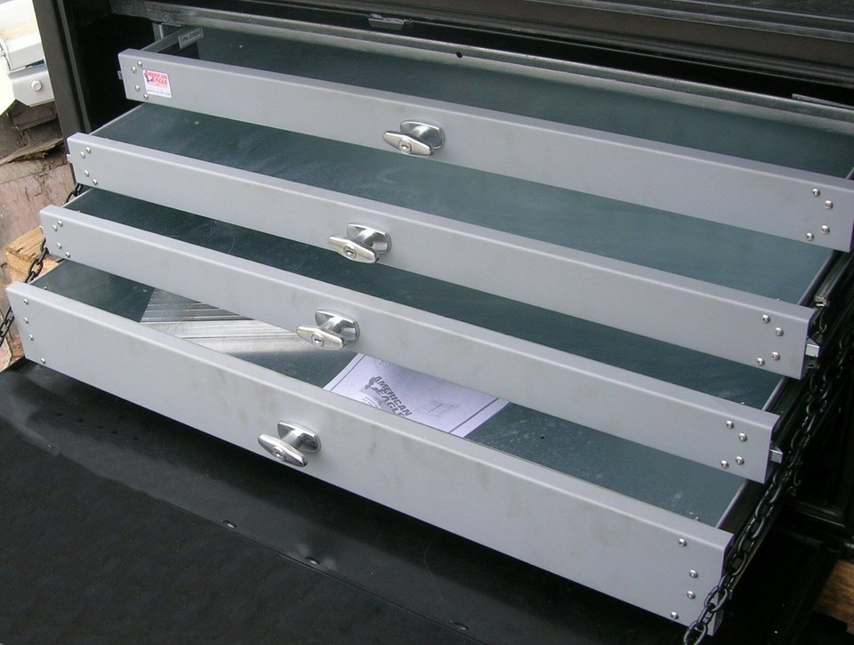 Stellar 37604, (4) Drawer Heavy-Duty Steel Toolbox- 18.5"H x 42"W x 18. ...