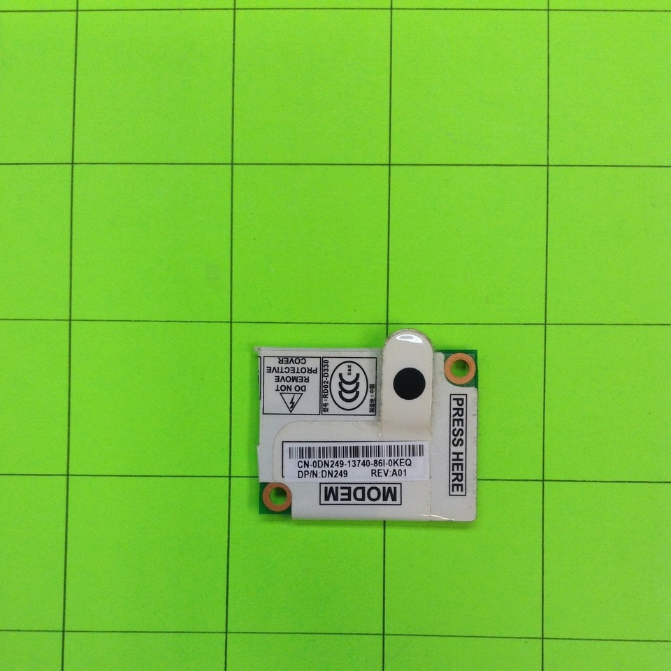 Dell PP29L Laptop Modem CN-0DN249 0DN249 E93908 IC3652B-RD02D330 ...