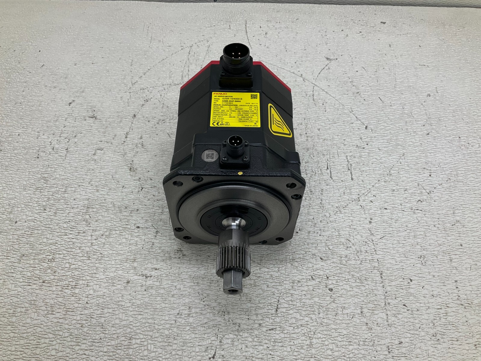 Fanuc A06B-2047-B605 aiSR 10/4000-B AC Servo Motor 172 V 2 kW A06B (VT ...