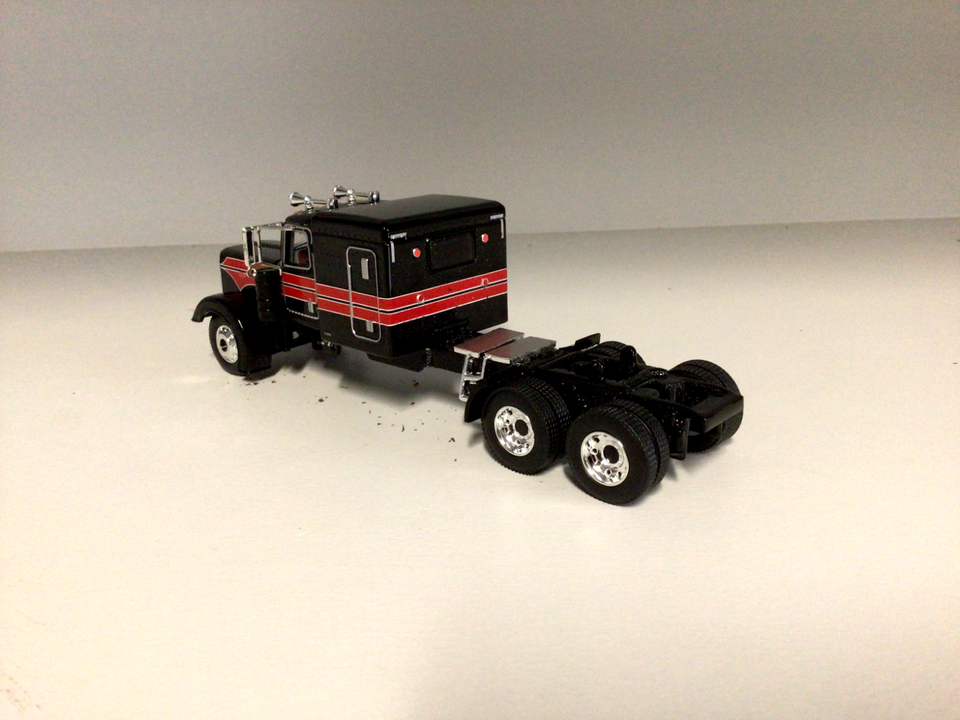 DCP BLACK RED PETERBILT 389 60" BUNK 285" FRAME (6" long) PARTS TRUCK ...