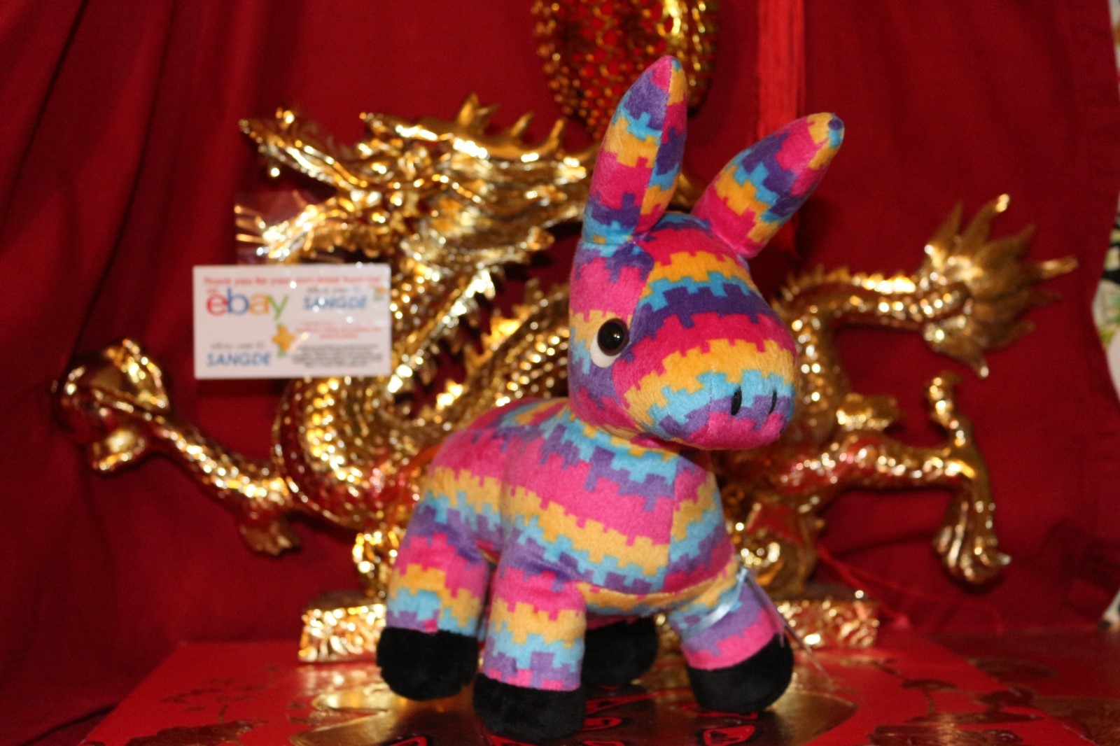 GANZ Webkinz Plush Stuffed Animal Donkey Pinata HM757 for sale online ...