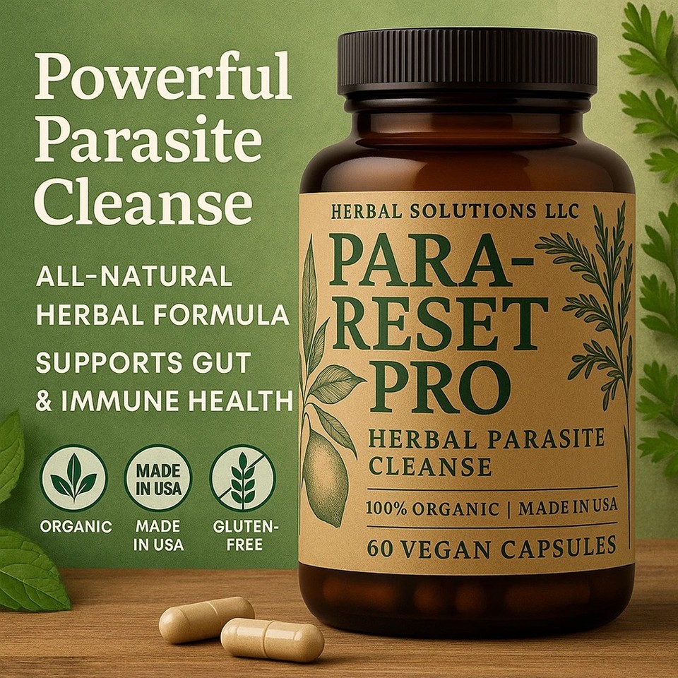 PARASITE DETOX BODY CLEANSE Complex Anti- PARASITE Support Detox ...