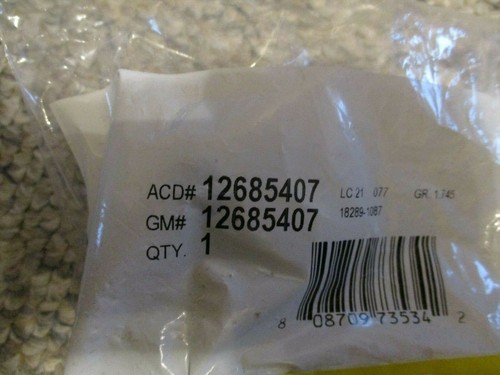 Genuine GM PCV Valve 12685407 | eBay