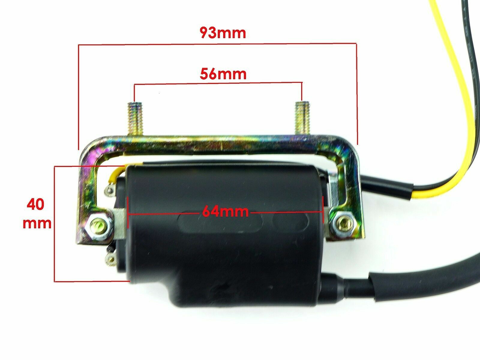 For Honda 6V Ignition Coil Dual Lead Single Output C105T CA200 CT200 ...