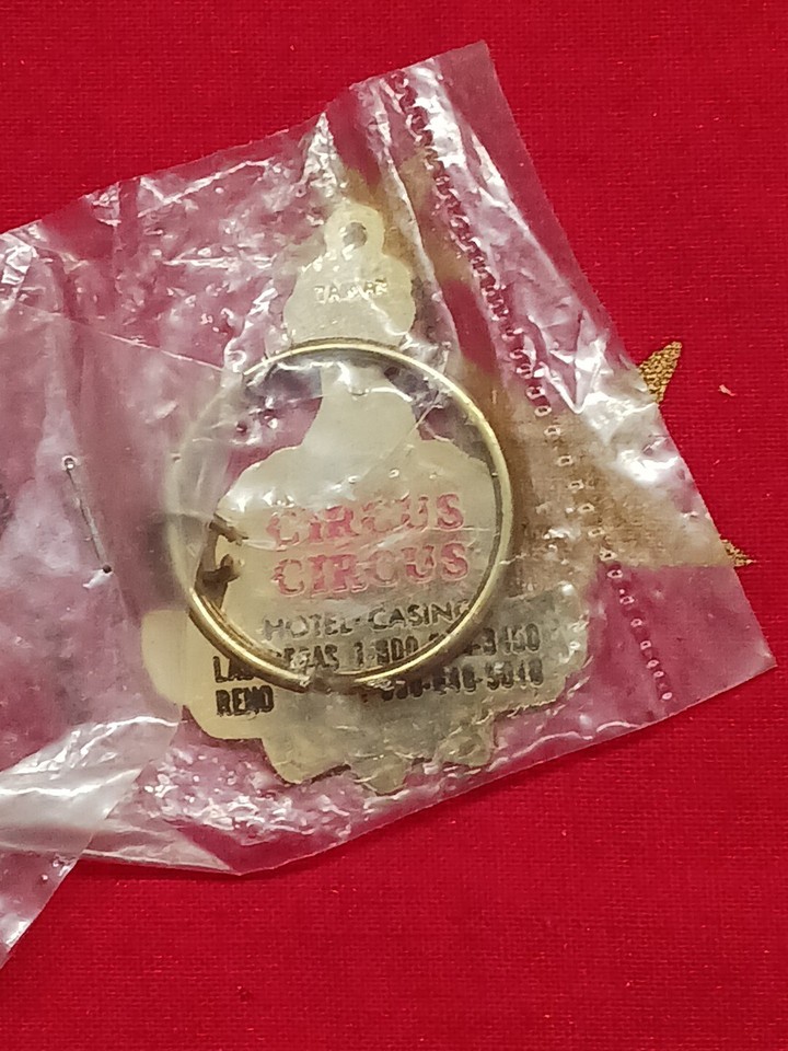 VINTAGE CIRCUS CIRCUS CASINO CLOWN KEYCHAIN - LAS VEGAS - RENO - KEY ...