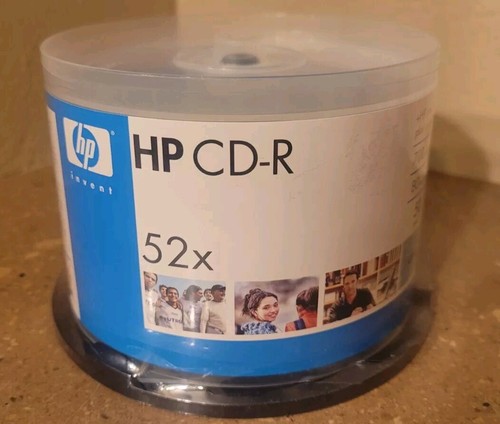 HP COLOR CD-R 52X 700MB 80 MIN 50 PK FACTORY SEALED SPINDLE CASE | eBay