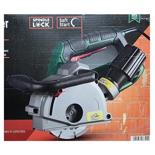 Parkside 1500W Wall Chaser Double Grinder Slotter Ø125mm Diamond ...