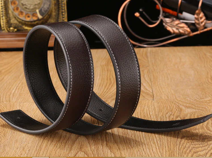 38mm Replacement Belt Genuine Leather LUXURY Mens Reversible Strap For ...