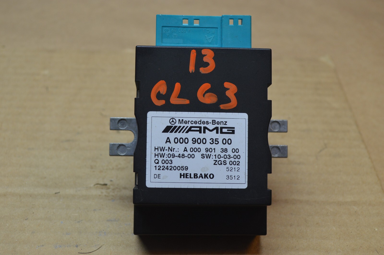 2013 W216 MERCEDES BENZ CL63 AMG FUEL GAS PUMP CONTROL MODULE UNIT ...