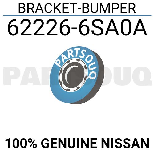 622266SA0A Genuine Nissan BRACKET-BUMPER 62226-6SA0A | eBay