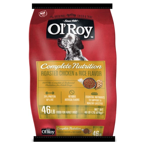 Ol' Roy Complete Nutrition Roasted Chicken & Rice Flavor Dry Dog Food ...