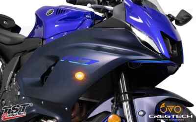 Yamaha R7 Flush Fit LED signals CLEAR with Halo Running light TST ...