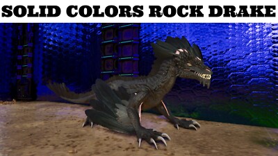 🔥ARK Survival Ascended PvE PC/XBOX/PS5 Rock Drake Solid Colors Blue ...