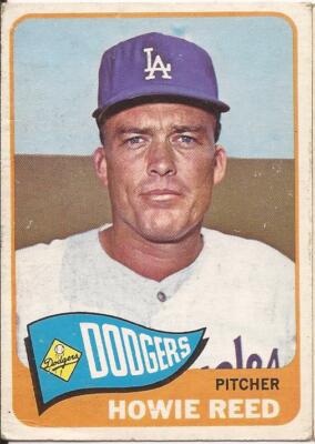 1965 Topps HIGH # 544 - HOWIE REED - ROOKIE - LOS ANGELES DODGERS | eBay