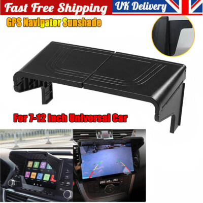 Adjustable 7-12'' Car GPS Sun Shade Navigation Stereo Radio Cover Sun ...