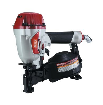 MAX USA CORP SuperRoofer CN445R3 Roofing Coil Nailer up to 1-3/4 ...