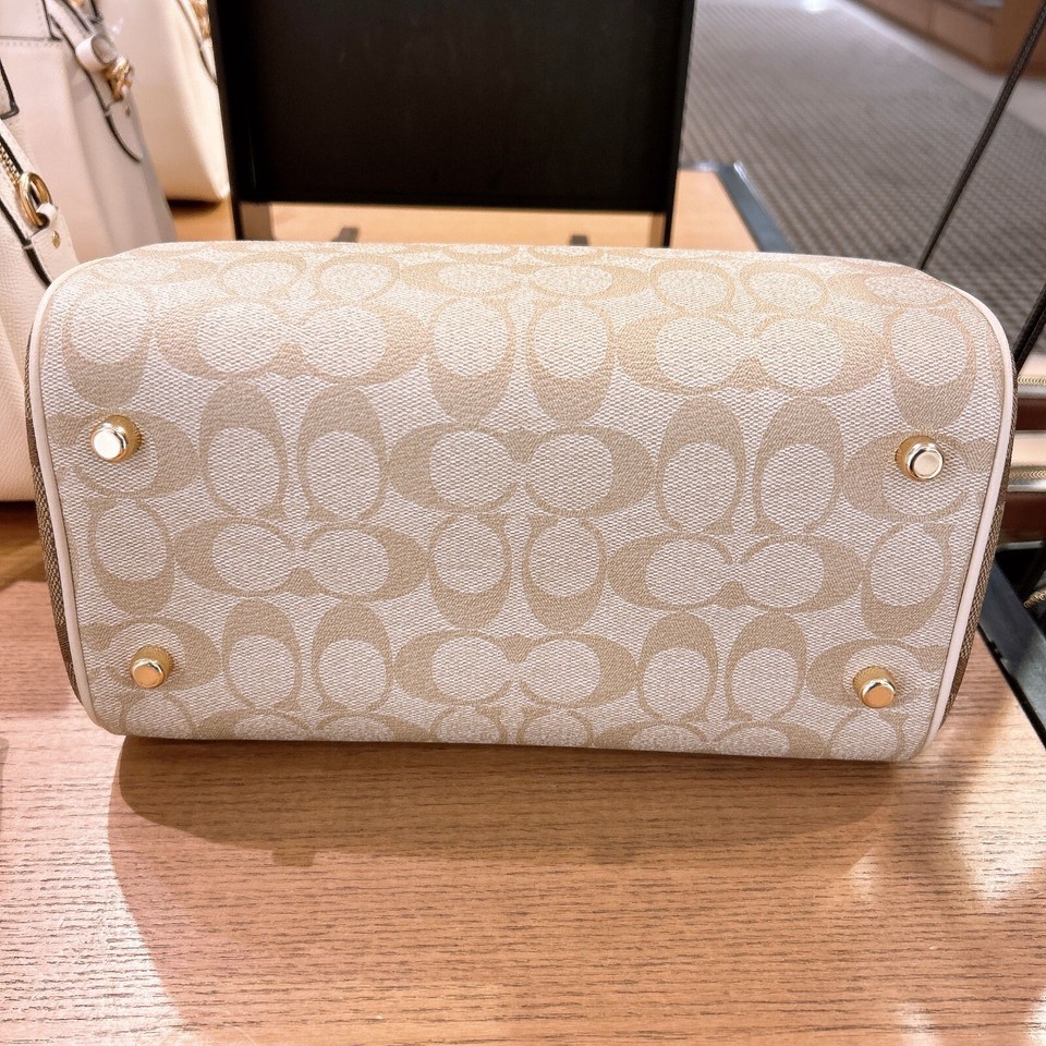 NWT Coach Rowan Satchel In Signature Canvas 2025 CV961/CV962/cw376 | eBay