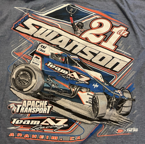 SWANSON #21AZ APACHE TRANSPORT - TEAM AZ - ANAHEIM, CA Racing T-Shirt ...