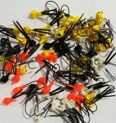 1/4 oz Weedless Flipping Jig Head V Weed Brush Guard Bass Bait Eagle ...