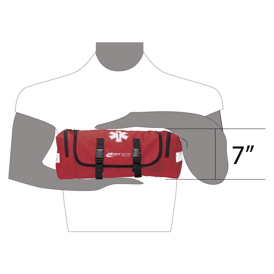 Stocked Trauma Bag Kit First Responder Medical Supplies Emergency BLS ...