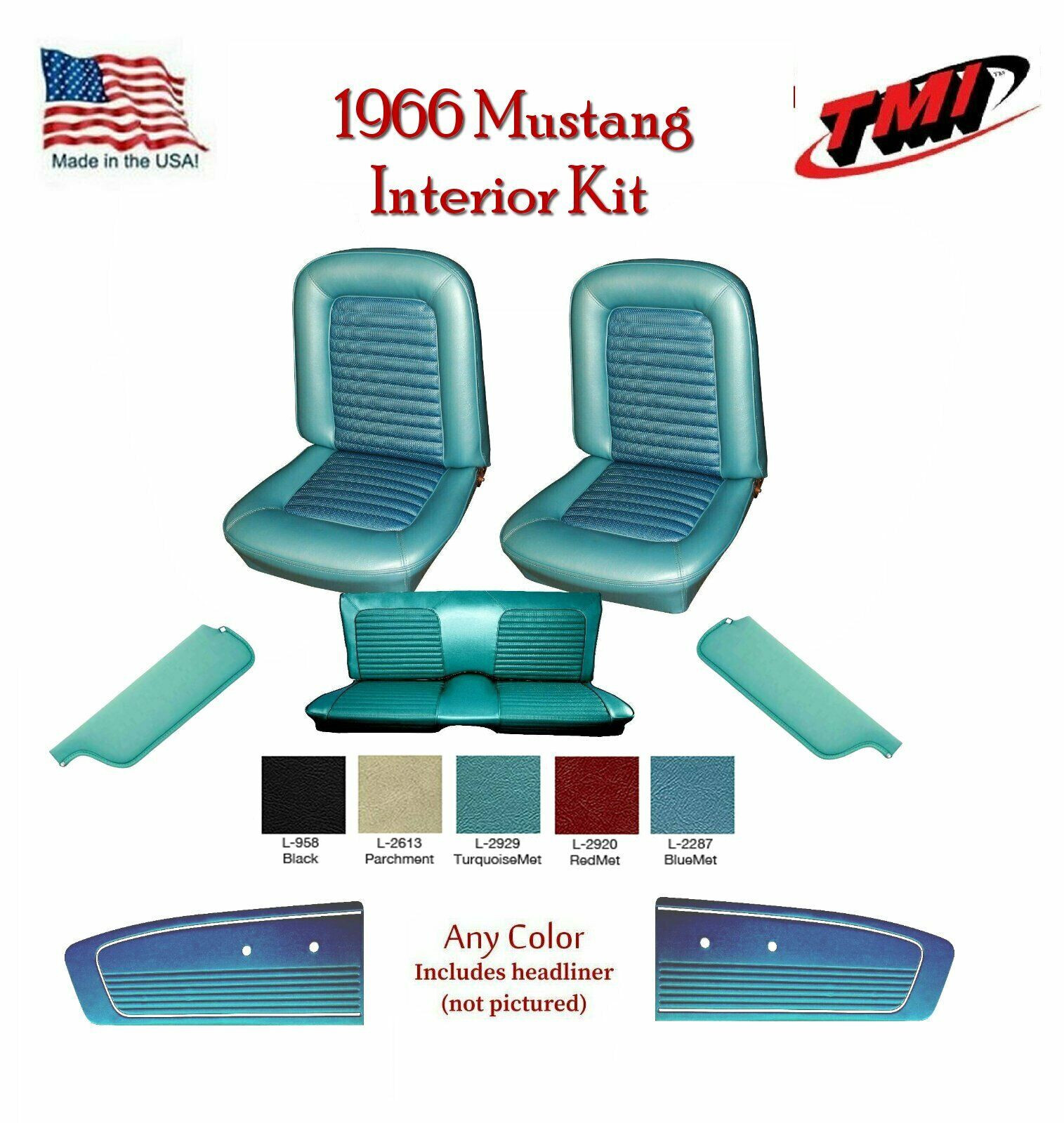 1965 Impala SS Bucket Seat Upholstery by Distinctive Ind. in Any Color ...