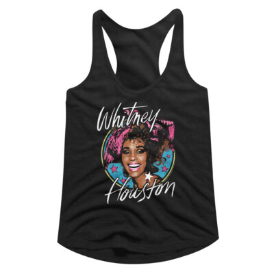 Whitney Houston Photo Pink Stars Women's T Shirt R & B Pop Music Merch ...