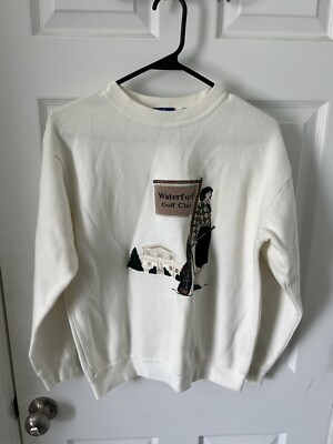 VINTAGE EP PRO EMBROIDED PINEHURST WOMENS GOLF SWEATER WHITE SMALL ...