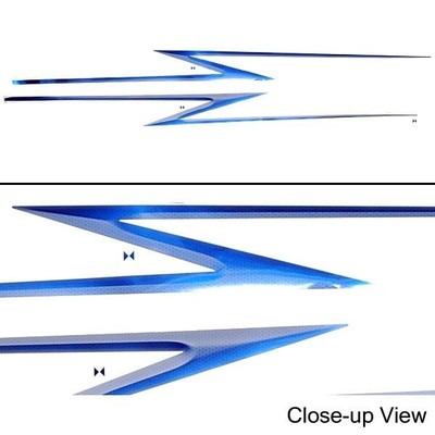 Bayliner Boat Decal Stickers | 72 Inch Graphic Port And Stbd (Set) | eBay