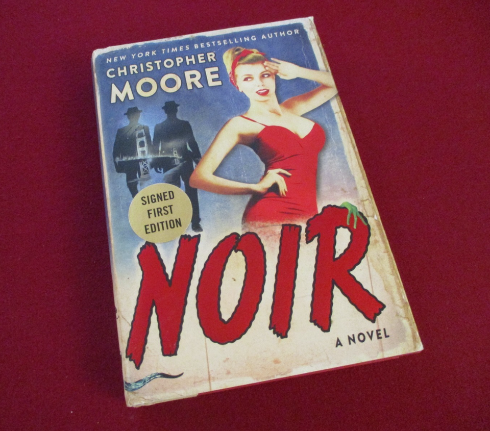 2 SIGNED Christopher Moore Hardcover Novels ~ Razzmatazz & Noir ~ First ...