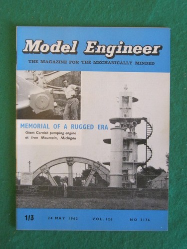 MODEL ENGINEER - CORNISH PUMPING ENGINE - 24 May 1962 v126 #3176 | eBay