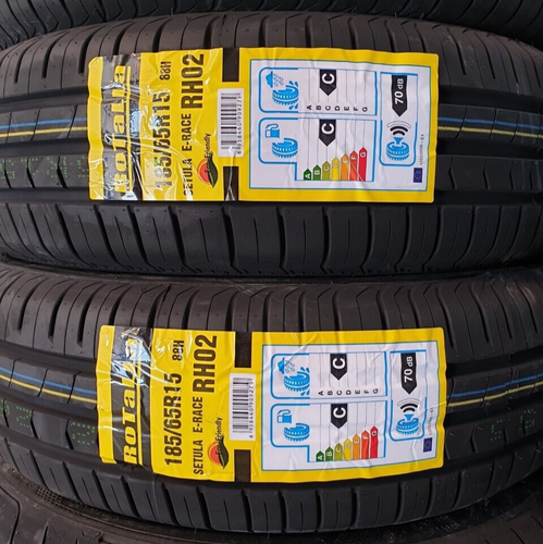 2X NEW ROTALLA/TRACMAX CAR TYRES 185/65/15 185 65 R15 88H 1856515 C+C ...
