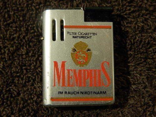 Collectable Rare Vintage 1970's MEMPHIS Cigarettes Advertising Butane ...