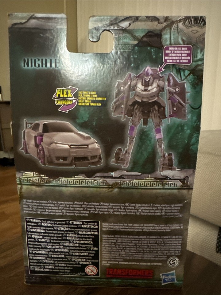 Hasbro Transformers Rise of the Beasts Flex Changer Nightbird Action ...