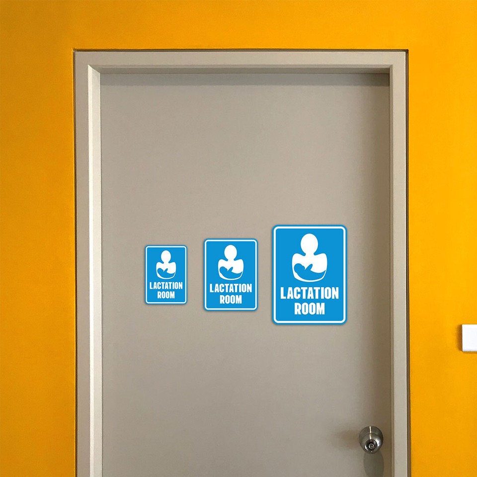 Portrait Round Plus Lactation Room Wall or Door Sign | Baby Rooms ...