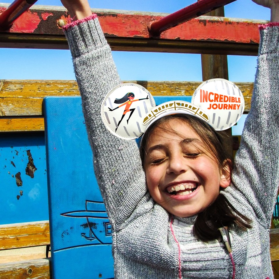 US Disney Contemporary Resort Incredibles Monorail Loungefly Ears ...