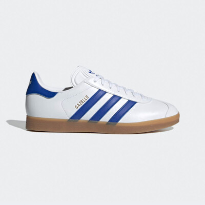 Adidas Gazelle - White Blue / IH0369 / Mens Shoes Sneakers Expedited | eBay