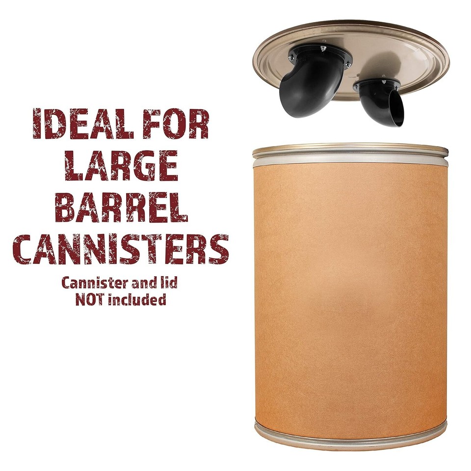 4" Cyclone Dust Separator Collector Kit Barrel Drum Trash Can Workshop ...